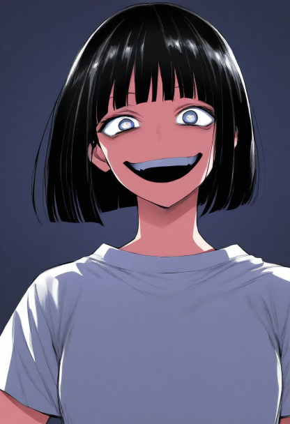 crazy smile